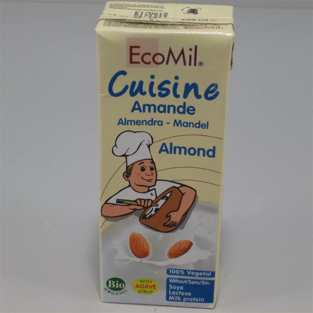 Ecomil bio növényi mandula főzőkrém 200 ml - VegyesBOLT Webá